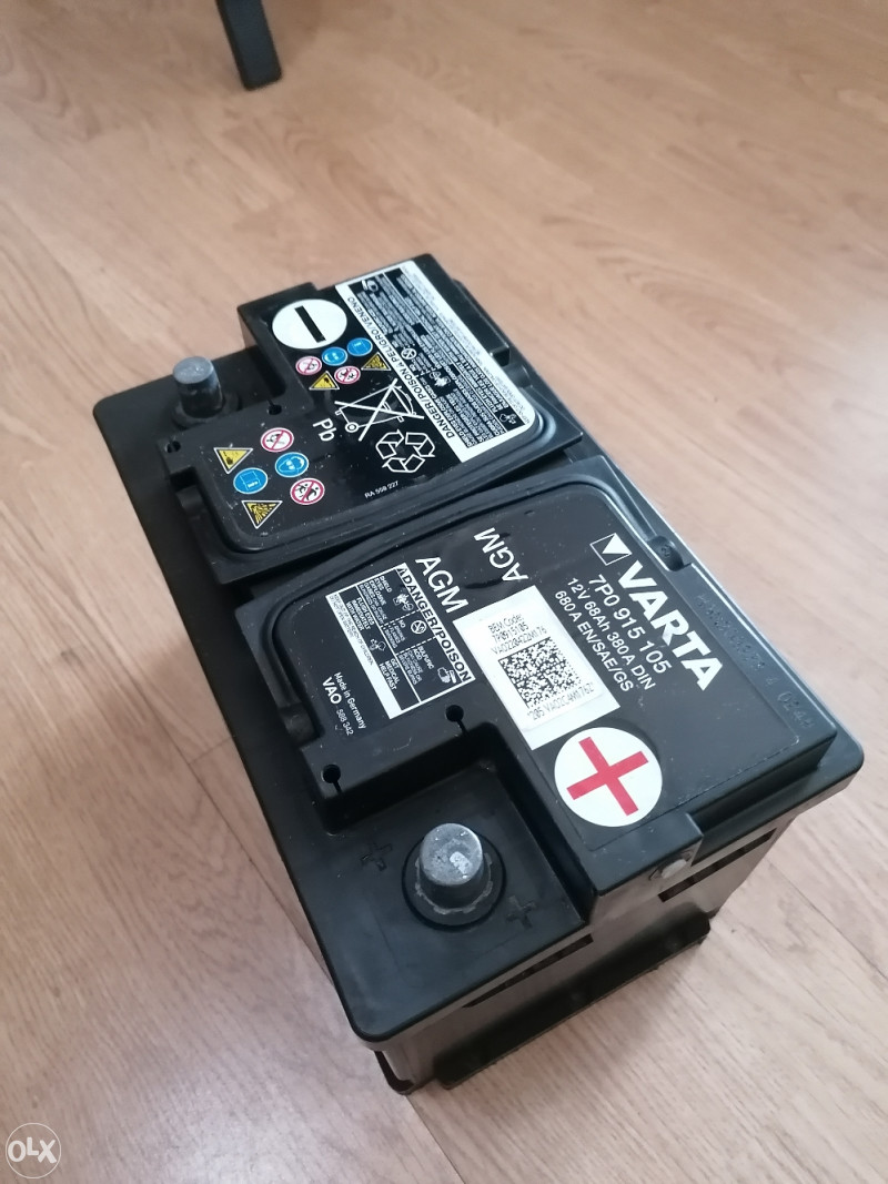 Akumulator VARTA AGM 68AH ZA VOZILA START STOP SISTEM - Akumulatori za ...