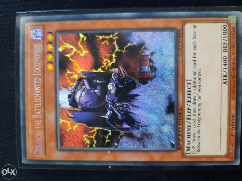 Yu Gi Oh Haunted Shrine i Dekoichi Locomotive - Sličice i albumi - OLX.ba