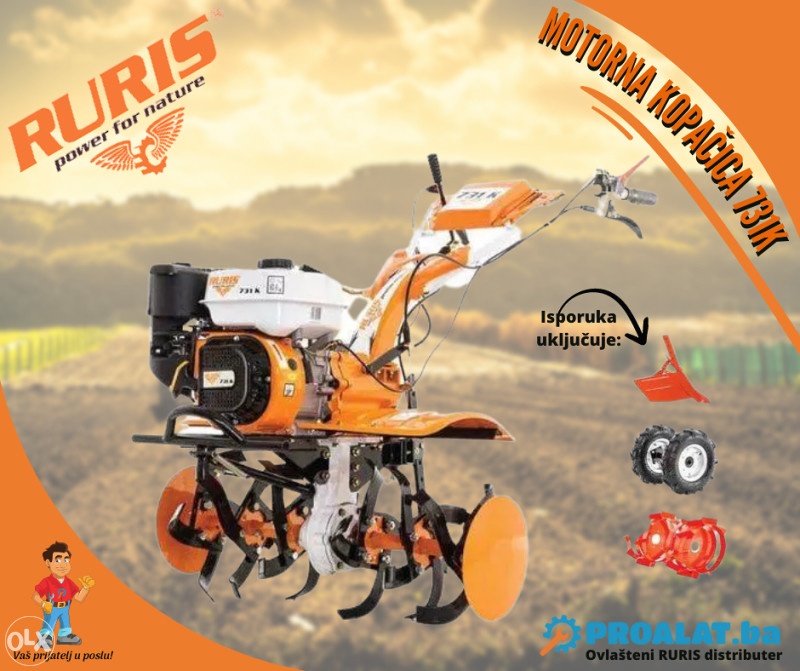 RURIS Motorna kopačica 731K - Kosilice i kopačice - OLX.ba