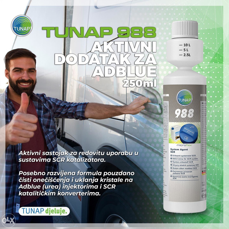 TUNAP 988 ADITIV ZA KATALIZATORE ADBLUE - Aditivi - OLX.ba